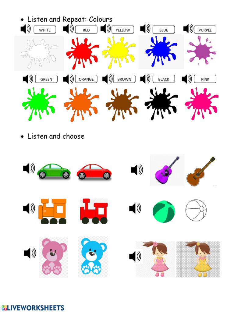 Listening Colours Preschool | PDF