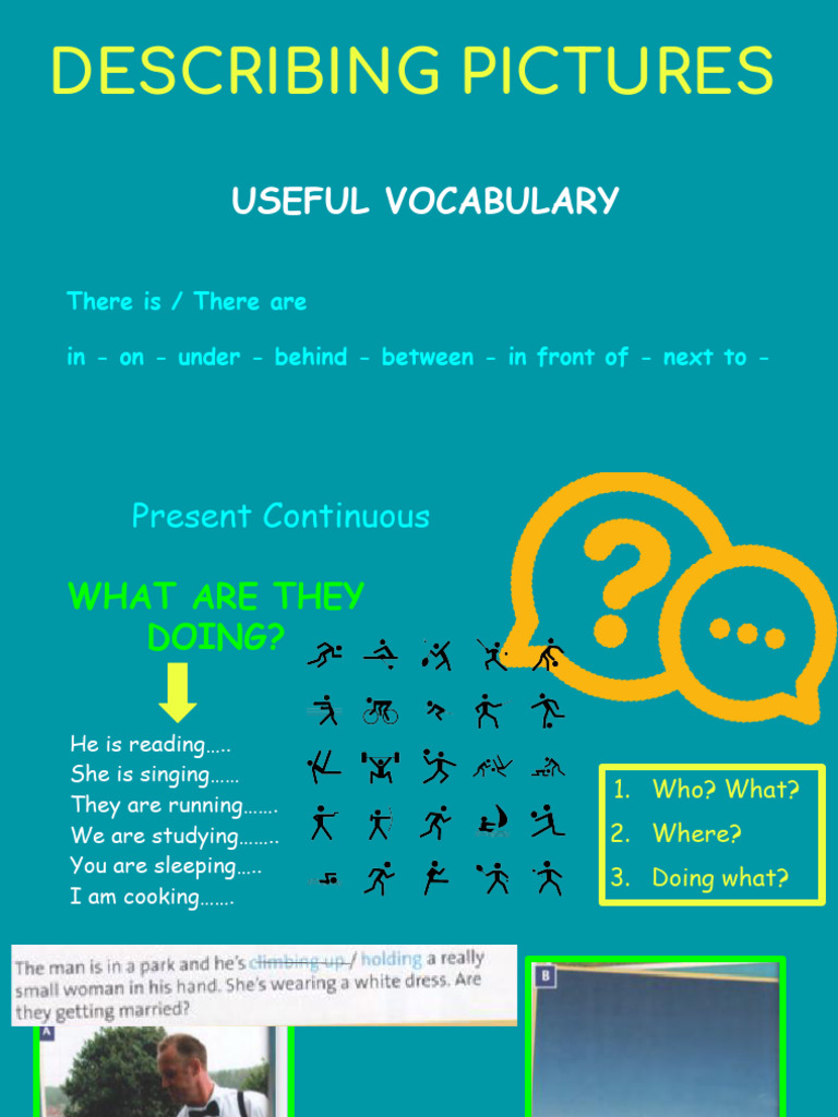 Vocabulary for Describing Pictures | PDF