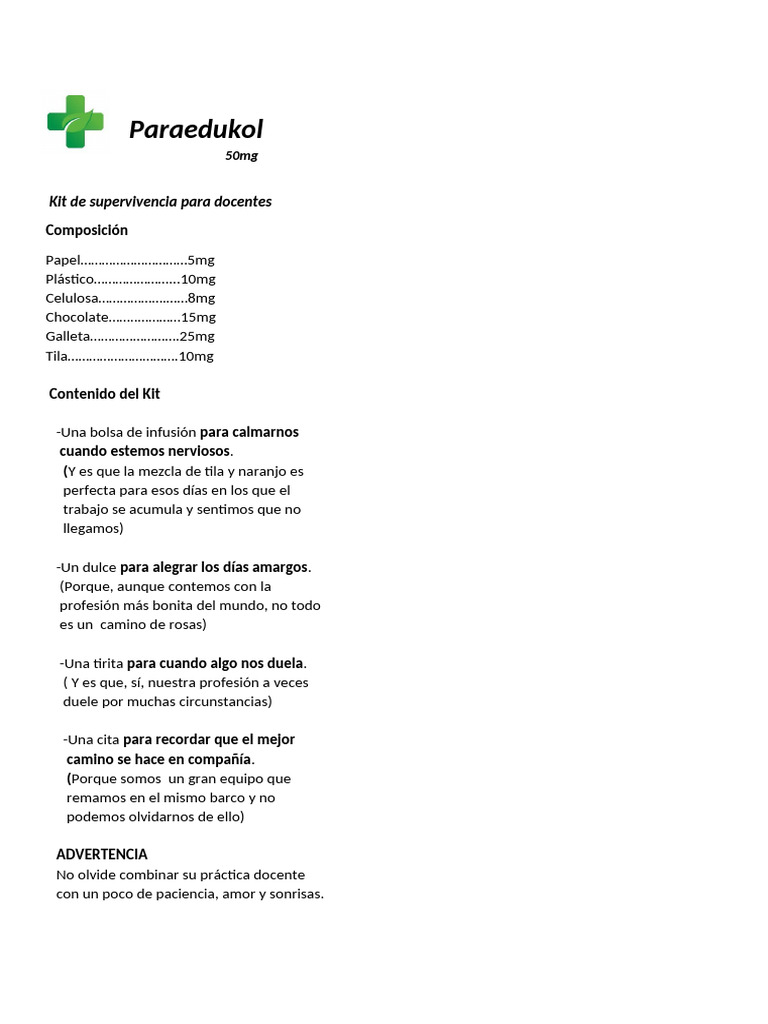 Kit de Supervivencia para Docentes | PDF