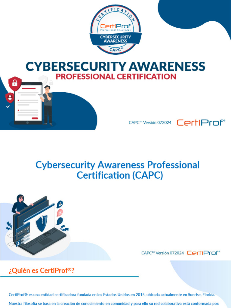 Material Trainer CAPC (V072024) SP | PDF | Seguridad | La seguridad informática