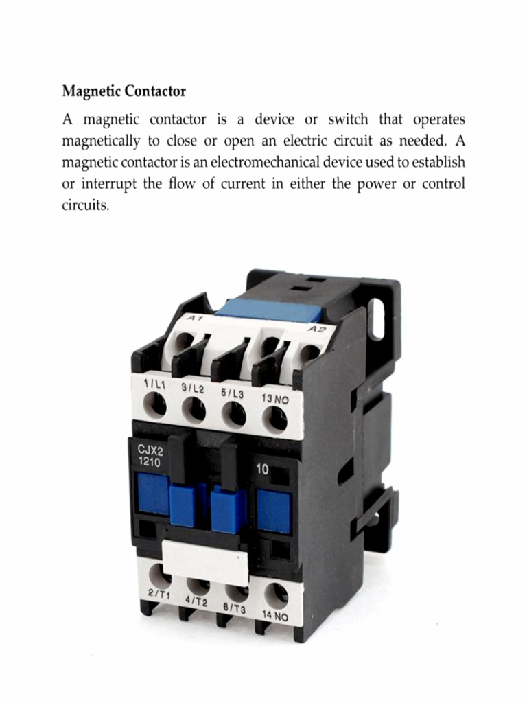 Contactor | PDF