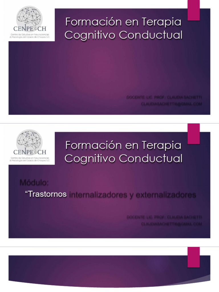 Trastornos Internalizados y Externalizados 2da Clase - Compressed | PDF | Desorden obsesivo ...