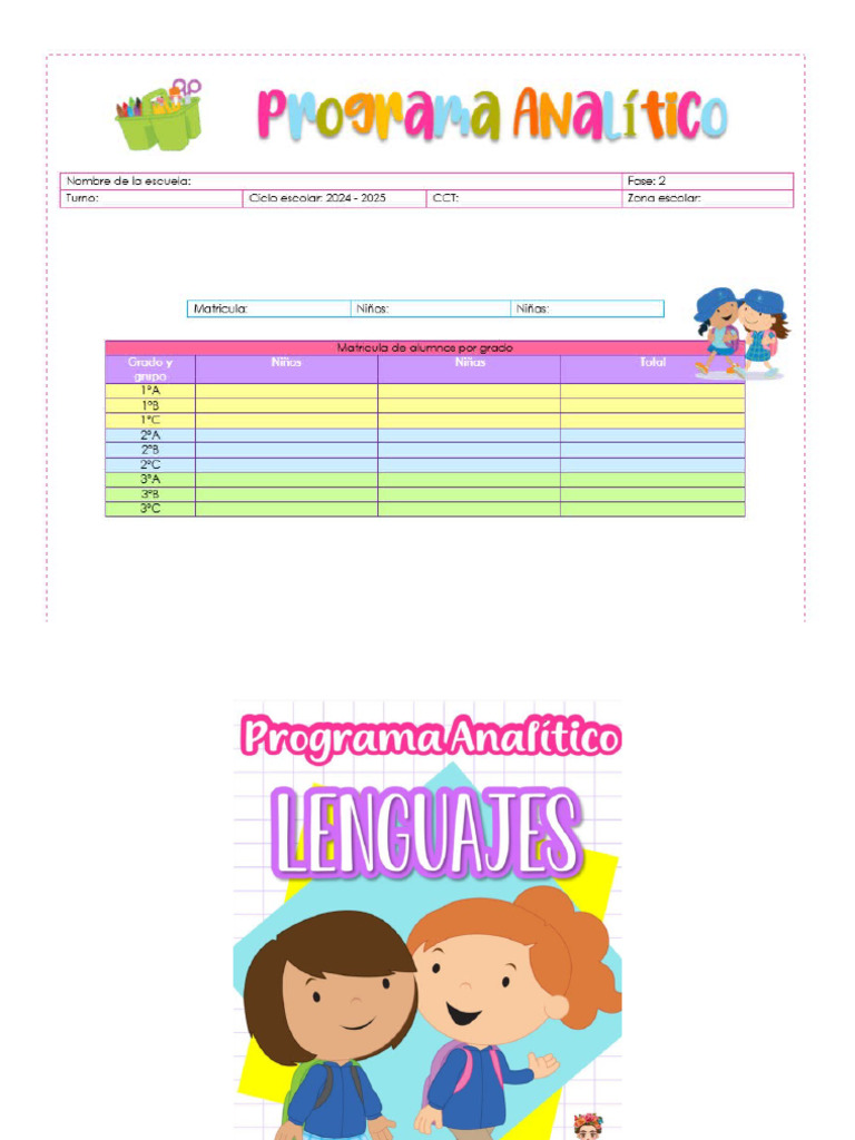 Ejemplo de Programa Analitico | PDF