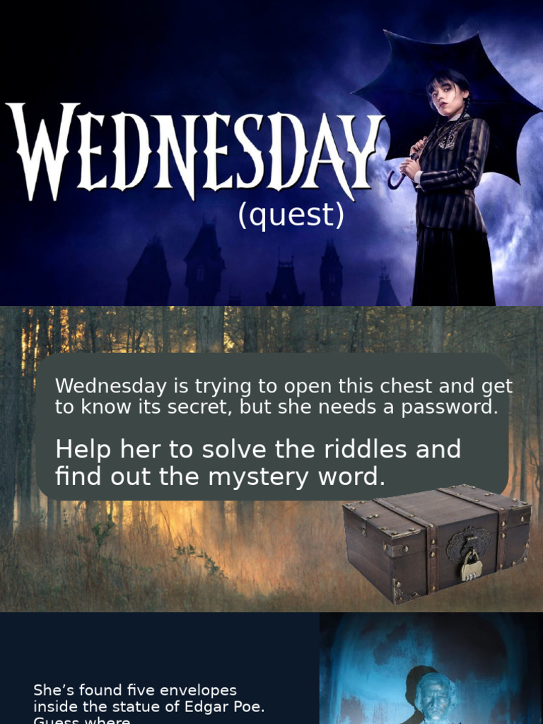 Wednesday (Quest) - EnglishFUNclub | PDF