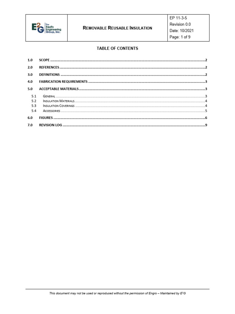 EP 11-3-5 - Removable - Reusable Insulation | PDF | Thermal Insulation | Fiberglass