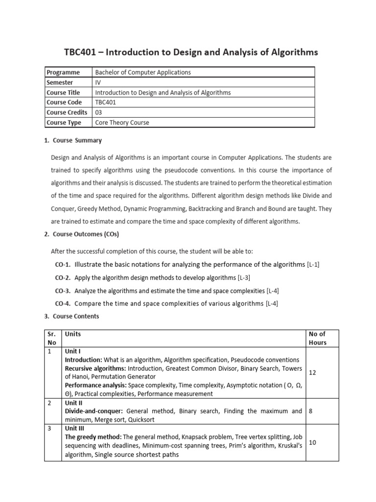 Introduction to Algorithm Design and Analysis | PDF | Graph Theory ...