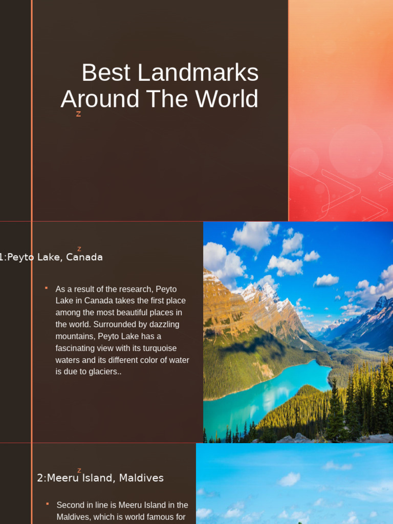 Best Landmarks Around The World | PDF