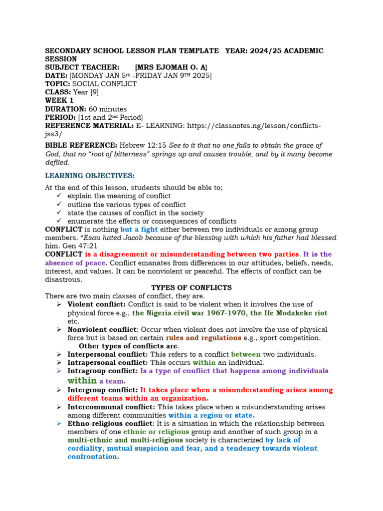2nd Sos Year 9 Week 1 | PDF | Psychology | Social Psychology