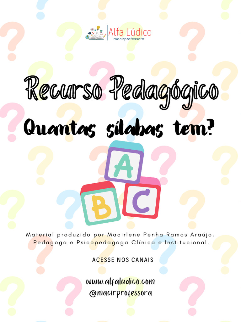 Versão 2 - Quantas Sílabas Tem | PDF