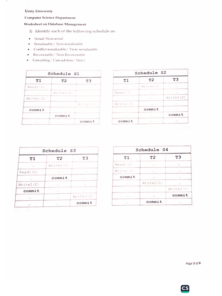 ADBMS Worksheet | PDF