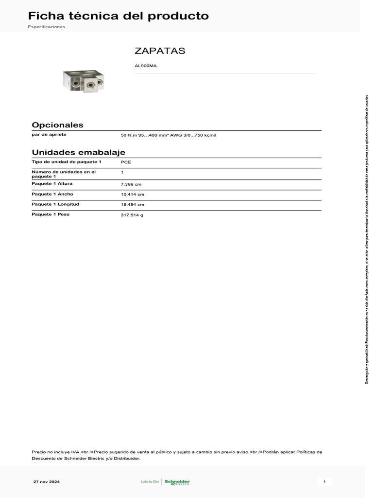 Schneider Electric - Interruptores-en-caja-moldeada-Powerpact-marco-M ...