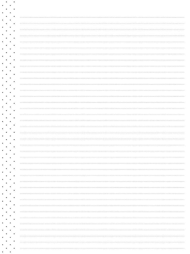 Lined Paper - A4 | PDF