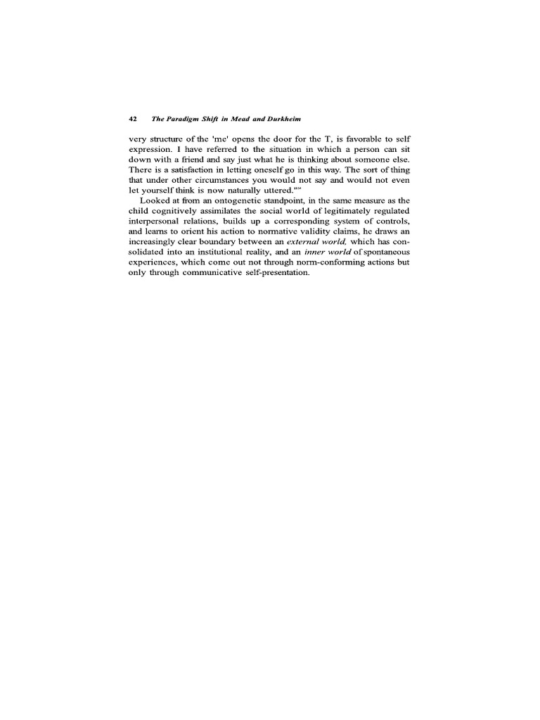CAPITULO 5 TRAD HABERMAS Jurgen Habermas The Theory of Communicative Action Volume 2 ...
