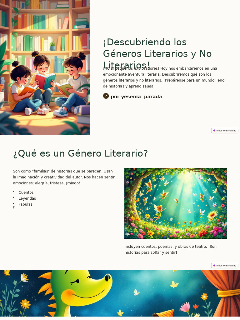 Géneros Literarios y No Literarios | PDF