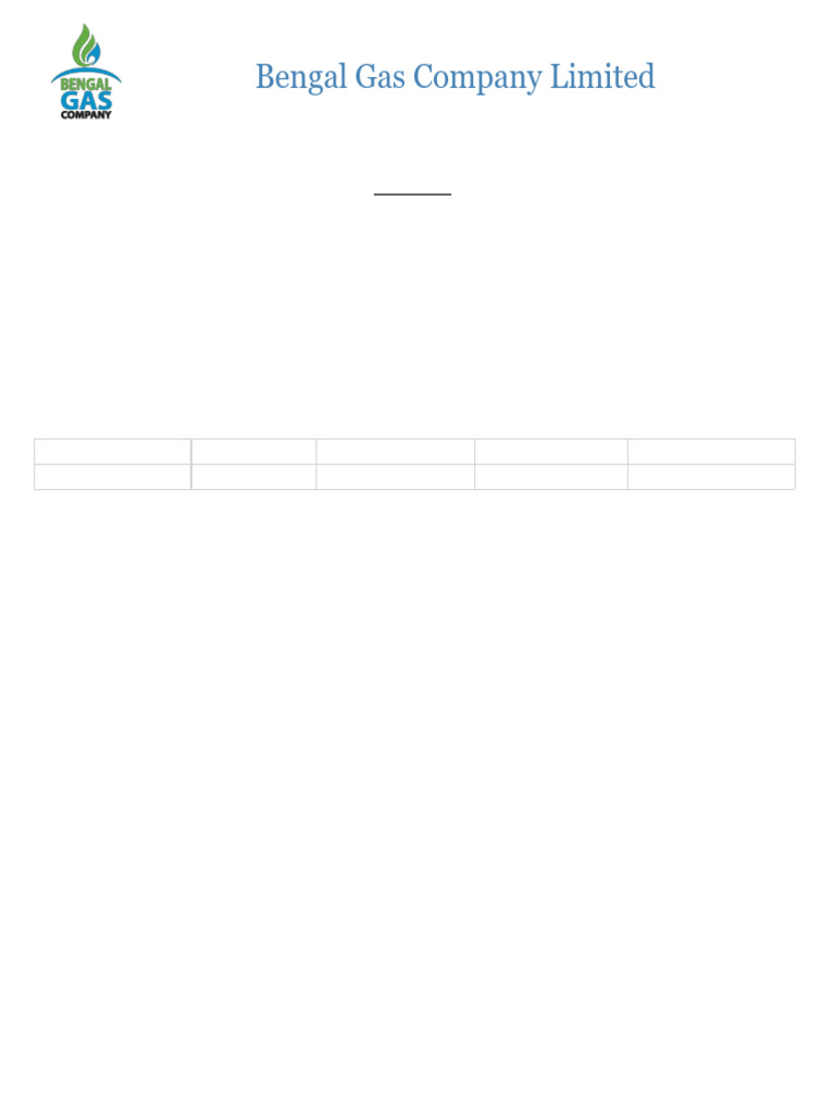 Address Proof Gas Receipt | PDF