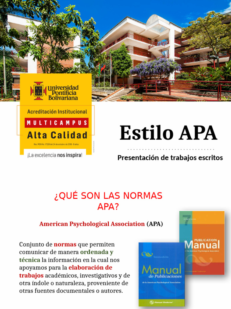 Normas APA para trabajos escritos | PDF | Estilo apa | Facebook