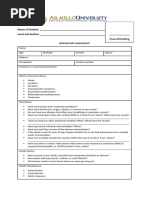 Chest ILD Patient Questionnaire | PDF | Cough | Human Diseases And ...