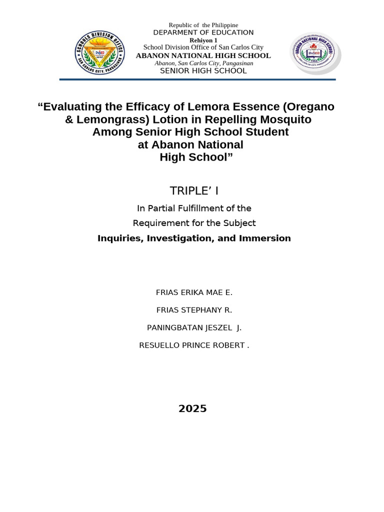 3'1 Group8 Preliminaries Format | PDF