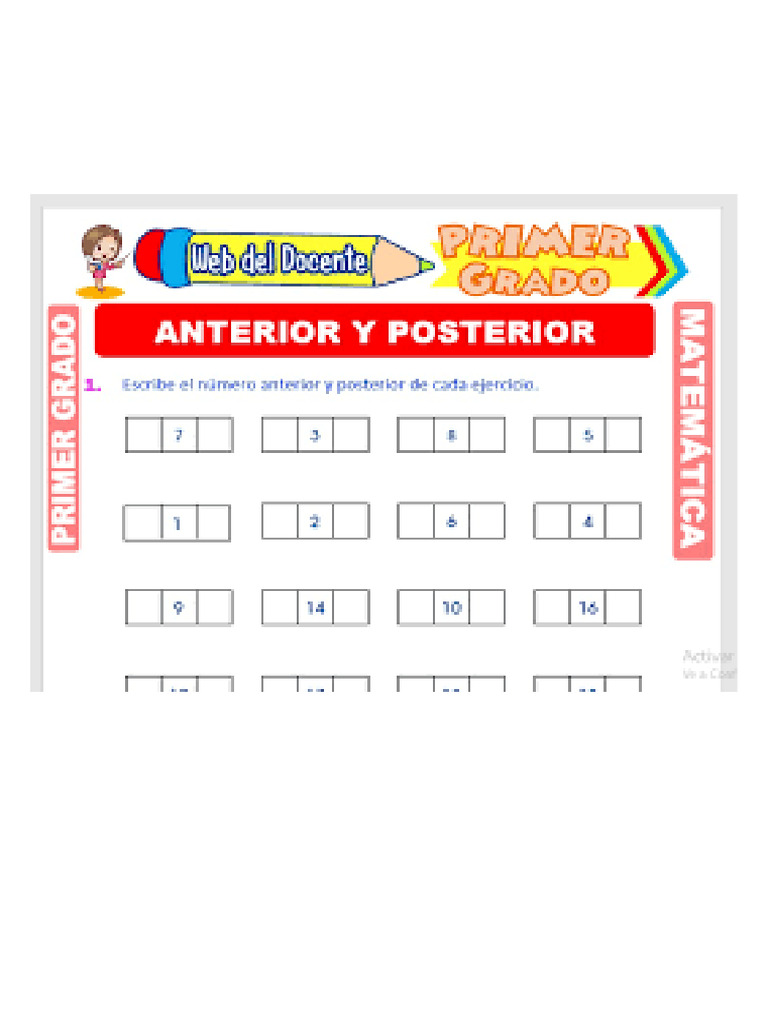 Actividades para 1º Grado | PDF