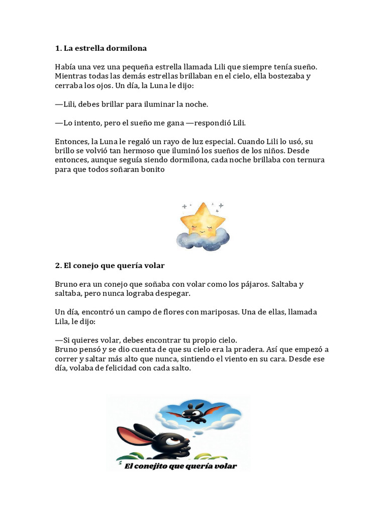 Aldair Cuentos Inventados | PDF | Cielo