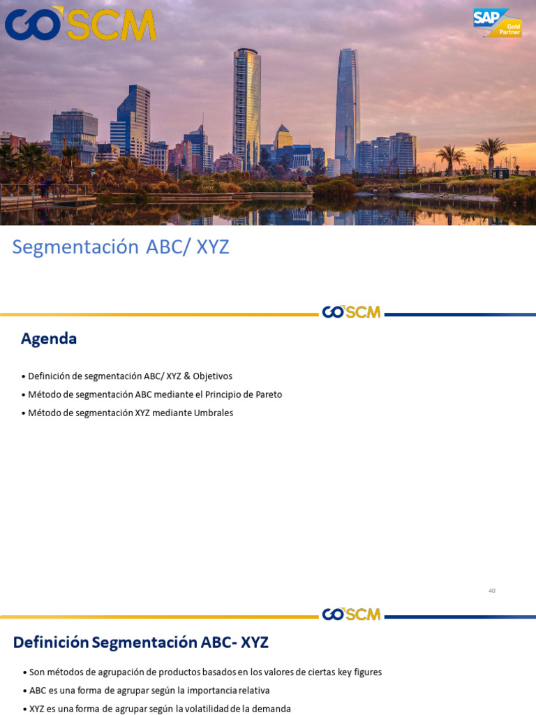 Segmentación ABC/XYZ: Métodos y Objetivos | PDF