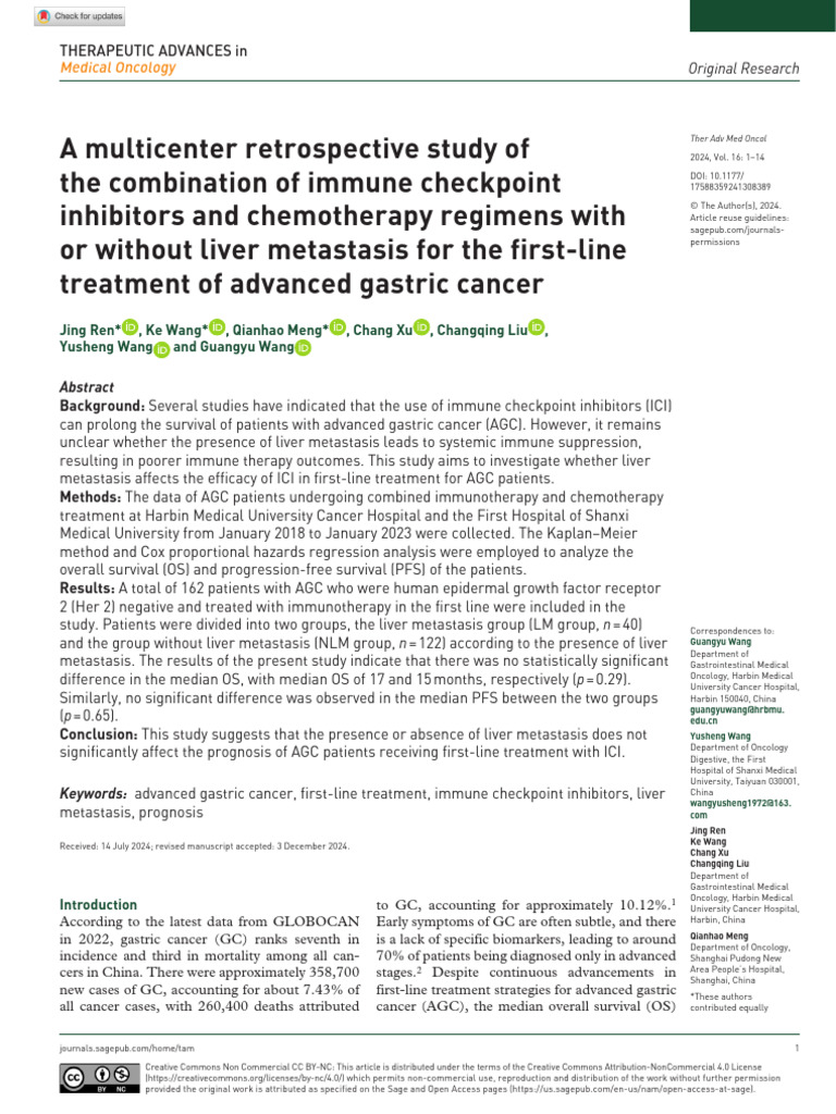 ren-et-al-2024-a-multicenter-retrospective-study-of-the-combination-of-immune-checkpoint ...