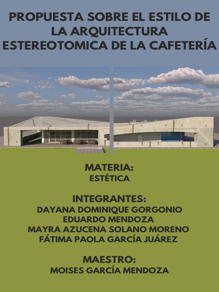 Propuesta Sobre El Estilo de La Arquitectura Estereotomica Del Edificio | PDF