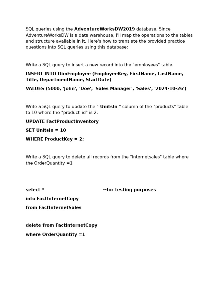 New Microsoft Word Document | PDF | Sql | Table (Database)