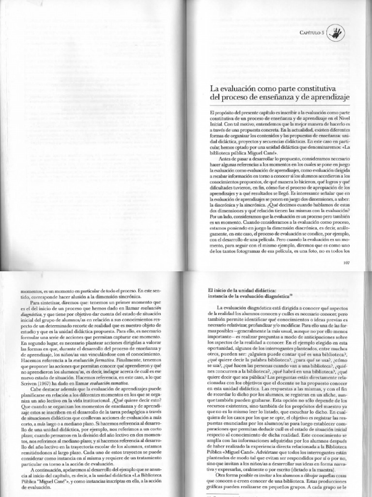 Spakowsky Práct Pedag Eval Capítulo 5 | PDF