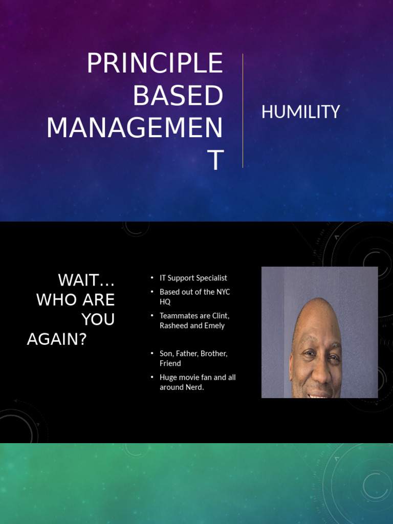 PBM Humility Presentation 2 | PDF