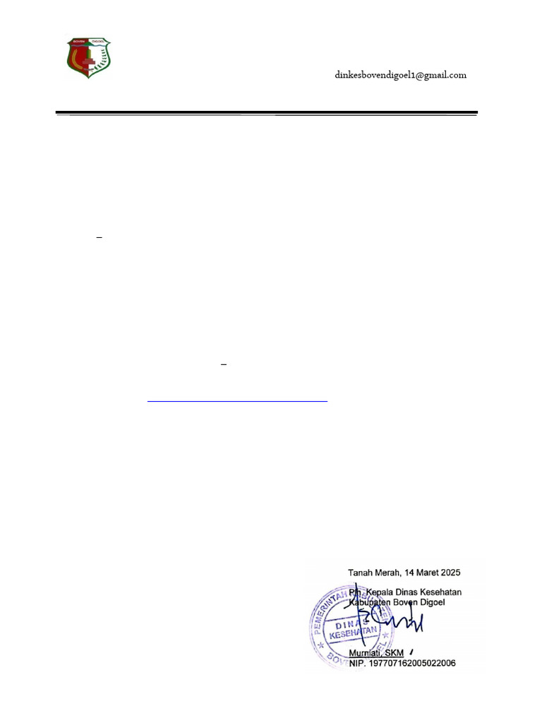 Undangan RUK Puskesmas | PDF