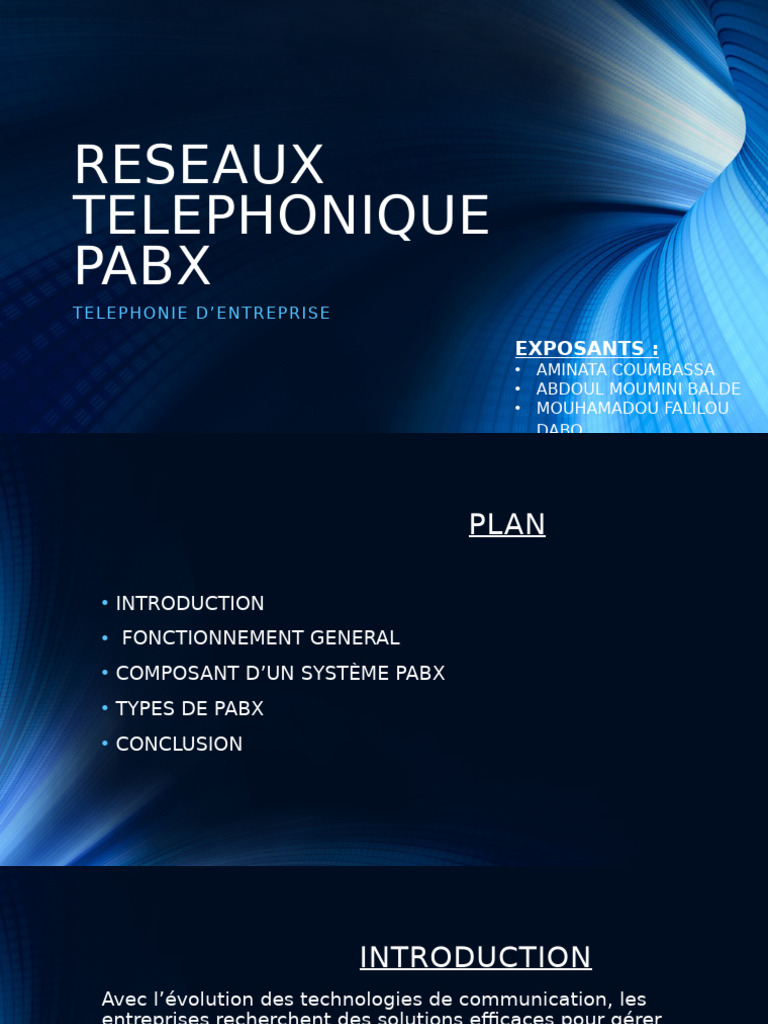 Reseaux Telephonique Pabx | PDF | Télécommunications | Électronique
