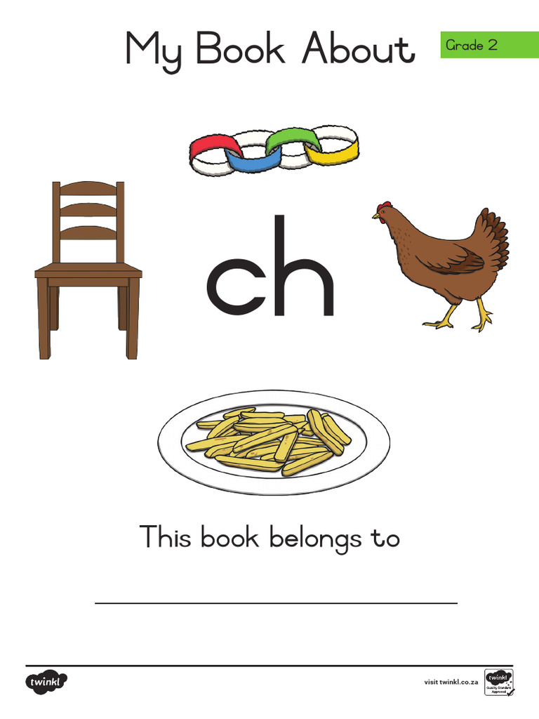 Grade 2 'ch' Sound Activities | PDF