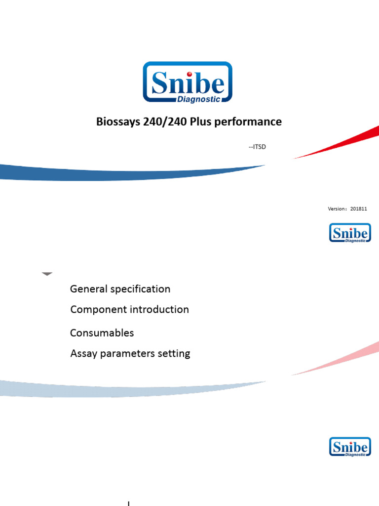 Biossays 240/240 Plus Specifications | PDF | Scientific Techniques ...