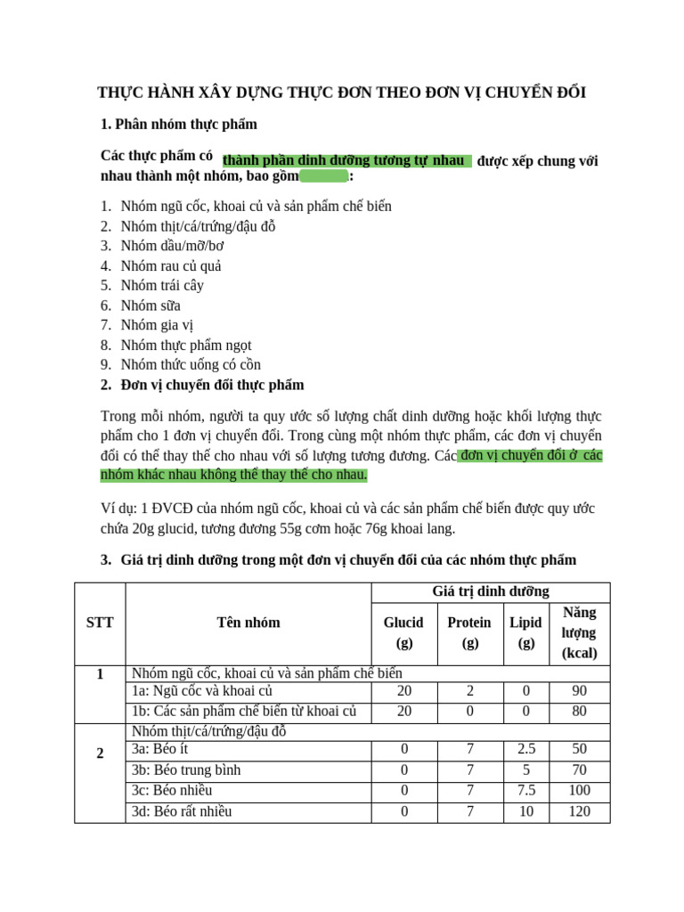 Xây D NG TH C Đơn Theo ĐVCĐ | PDF