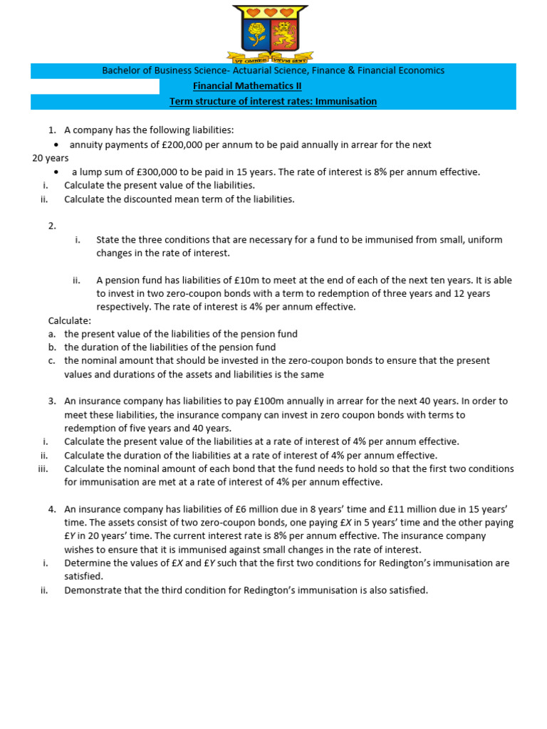Term Structure Practice Qs | PDF | Present Value | Bonds (Finance)