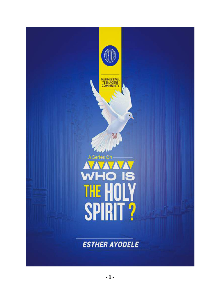 Who Is The Holy Spirit by Ayodele Esther | PDF | Spiritual Gift | Jesus