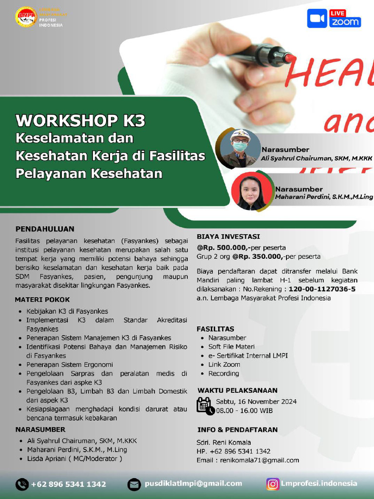 Workshop K3 Fasyankes | PDF
