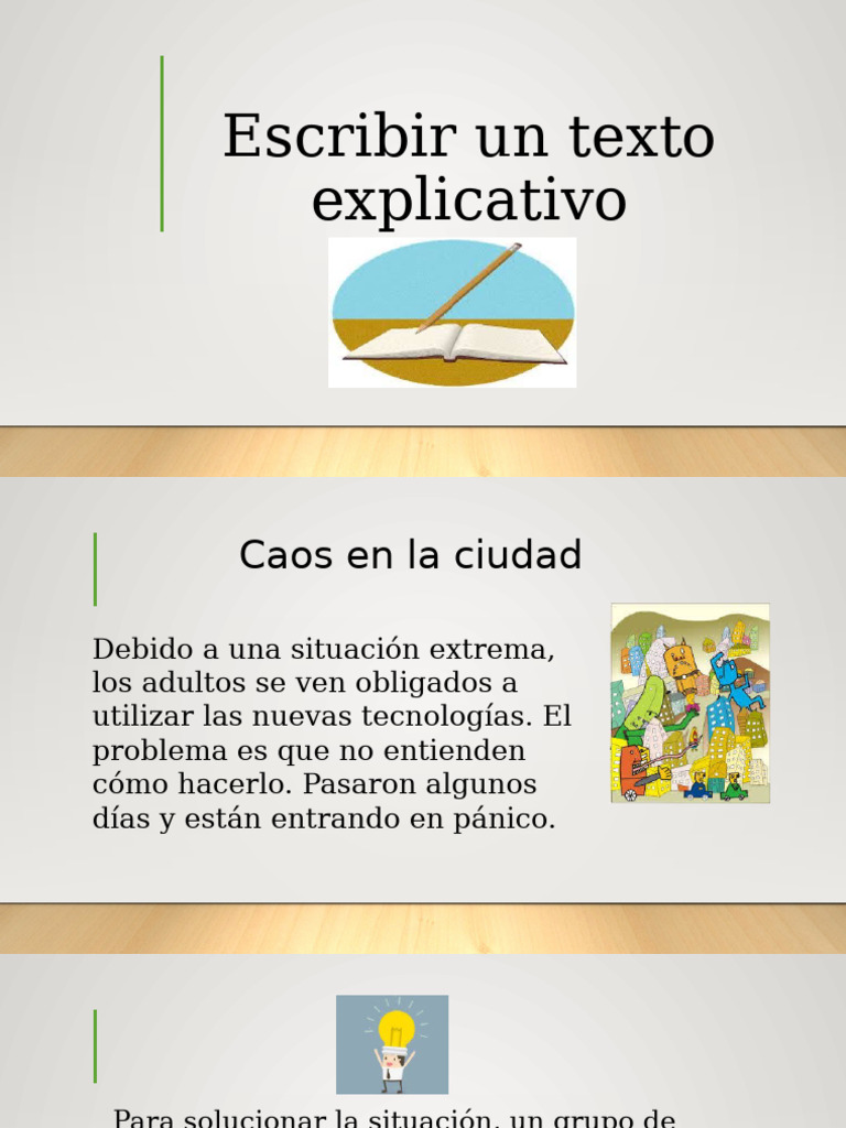 Escribir Un Texto Explicativo | PDF
