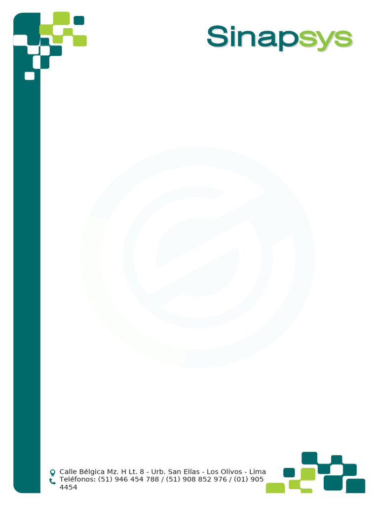 Nuevo Formato Hoja Membretada Sinapsys | PDF