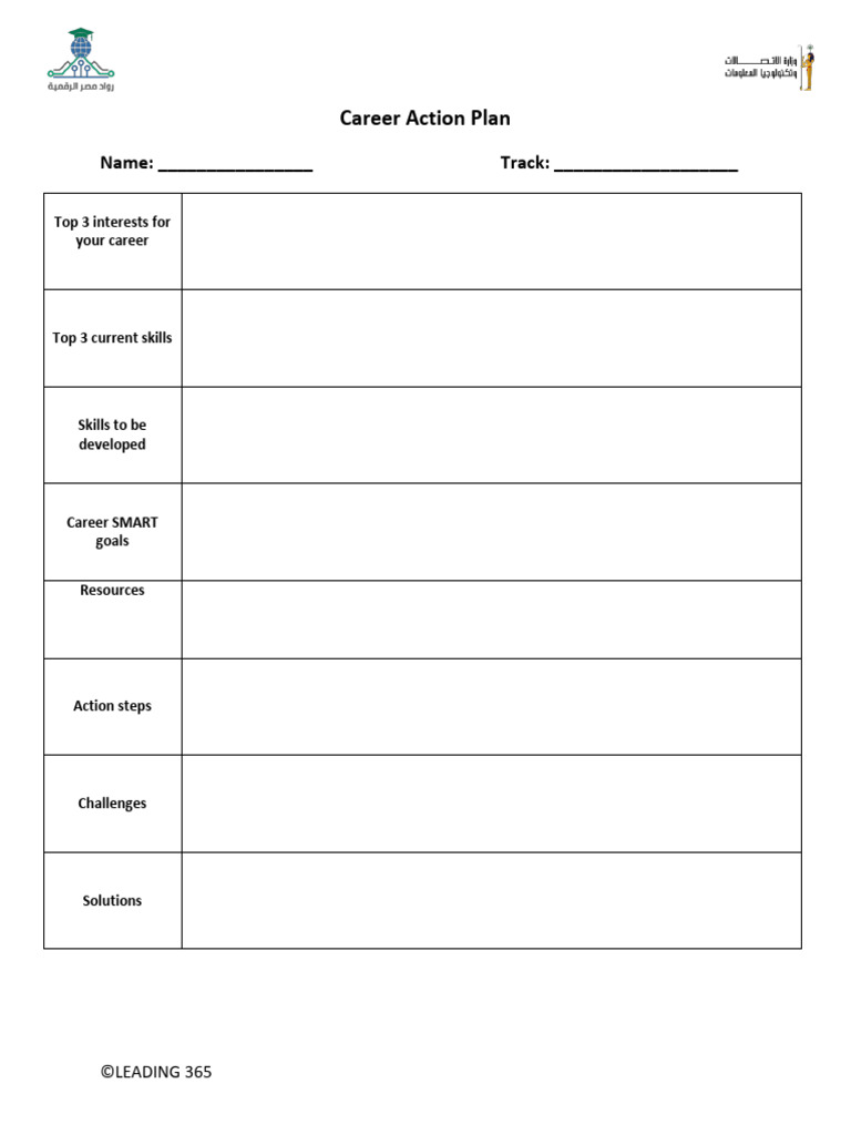 Career Action Plan | PDF