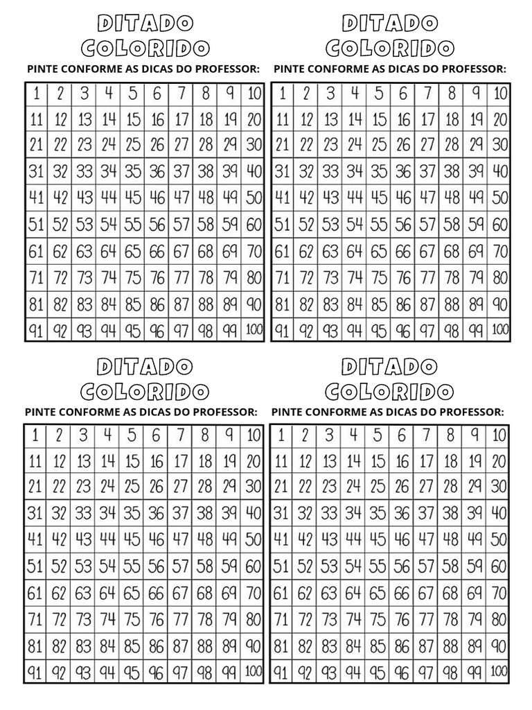 Ditado Colorido | PDF