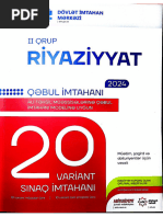 Informatika 20 Sınaq Cavablar Qrup_1_AZ | PDF