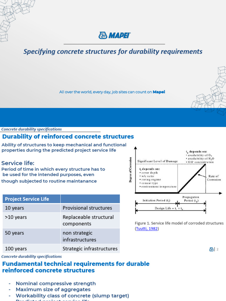Concrete Durability Specifications Guide | PDF | Concrete | Silicon Dioxide