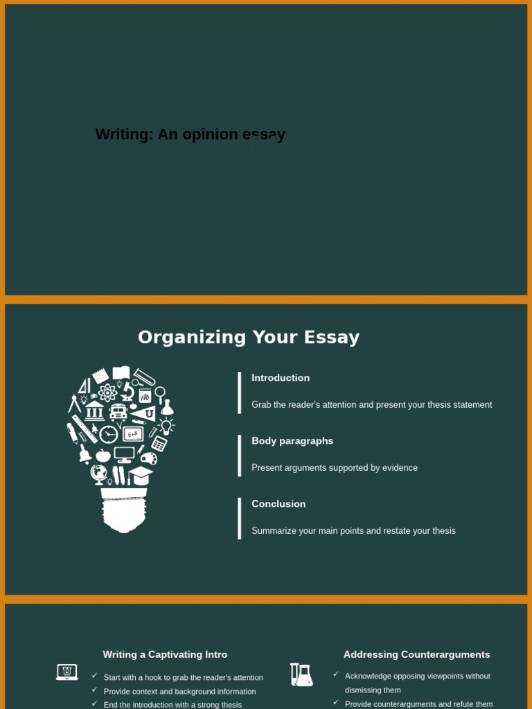 Opinion Essay Writing Guide | PDF