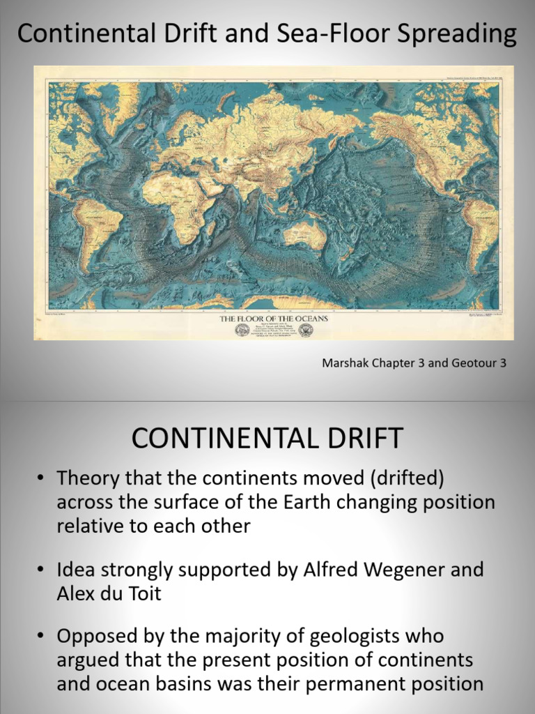 Continental Drift and Sea-Floor Spreading | PDF | Plate Tectonics ...