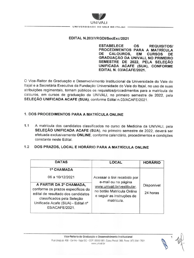 UNIVALI | PDF