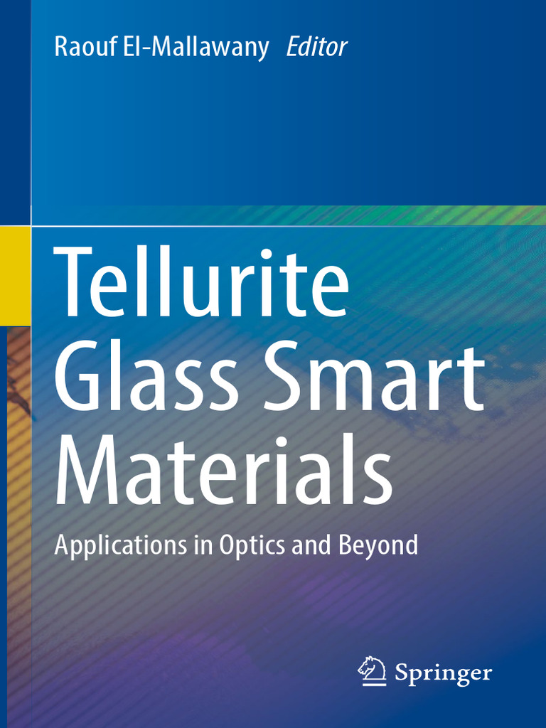 Tellurite Glass Smart Materials | PDF | Glasses | Infrared