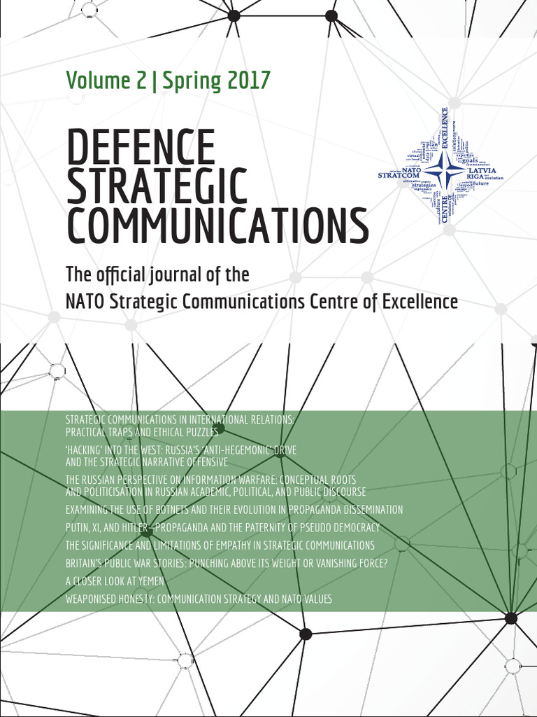 Strategic Communications in Internationa | PDF | International ...