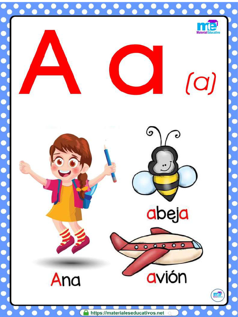 Abecedario Para La Pared Del Aula-me | PDF